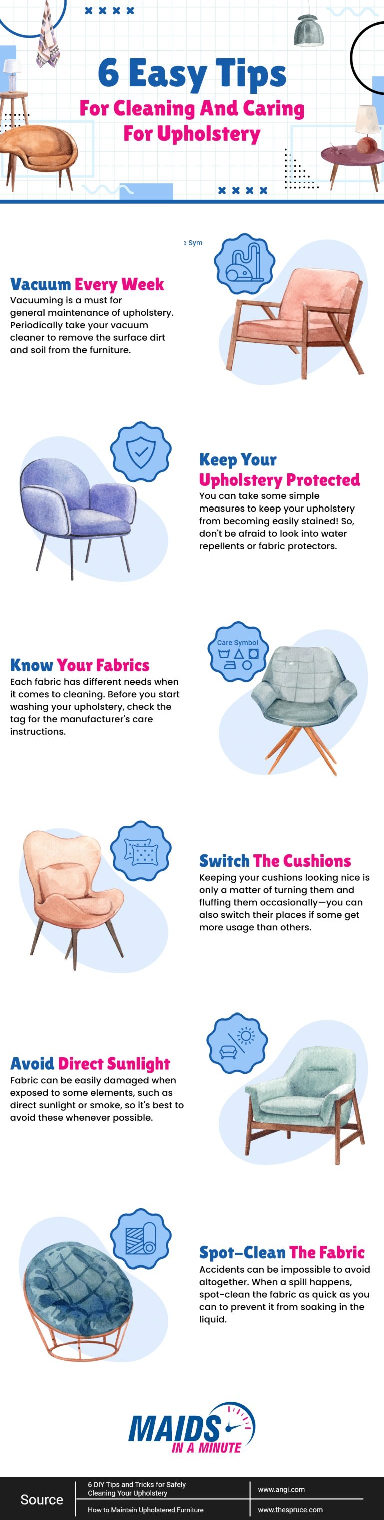 6 Easy Tips For Cleaning And Caring For Upholstery | Blog